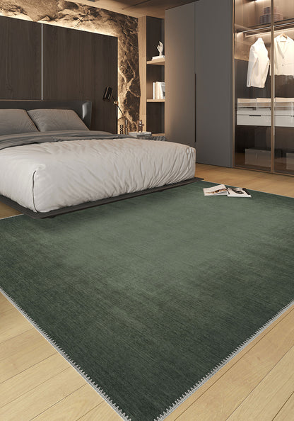 Olivia Green Ombre Rug | Rugette Washable Rug