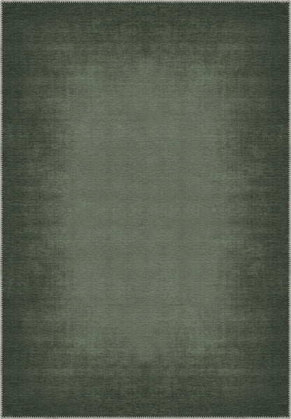 Olivia Green Ombre Rug | Rugette Washable Rug