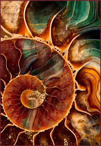 Nova Colourful Modern Rug | Rugette Fossil Rug