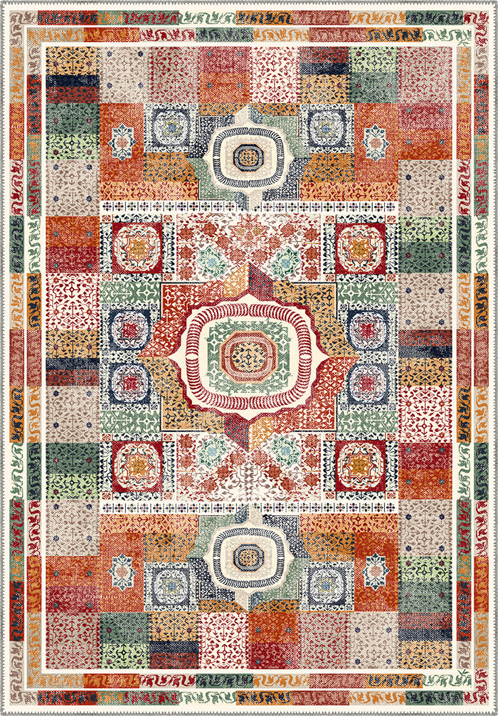 Zahara Colorful Mamluk Rug | Rugette Persian Rug