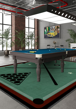 Orion 8 Ball Rug | Billiard Table Rug – Rugette