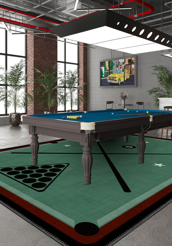 Orion 8 Ball Rug | Billiard Table Rug – Rugette