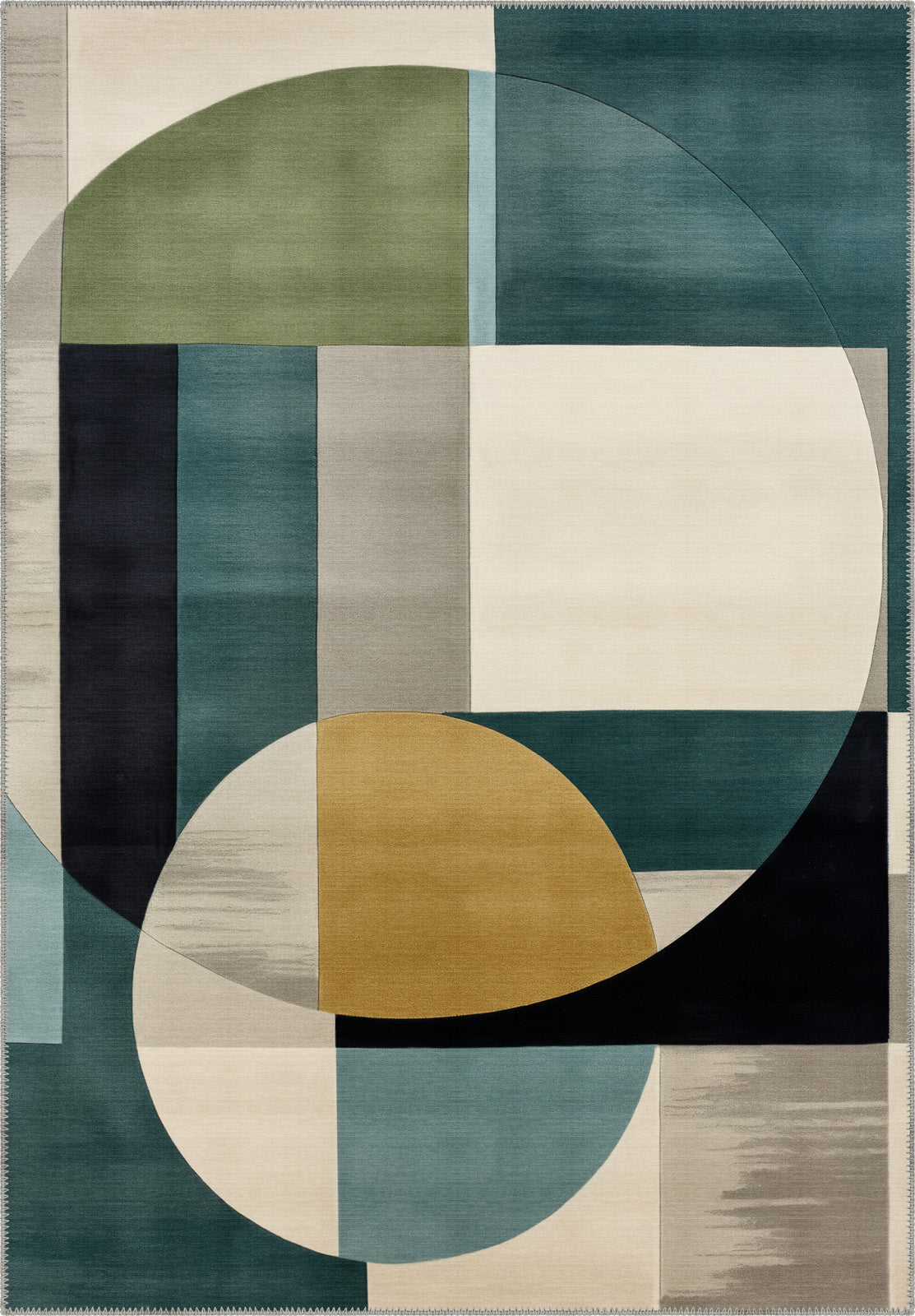 Daryn Geometric Washable Rug | Rugette