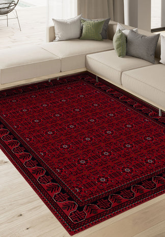 Anya Washable Afghan Rug | Rugette