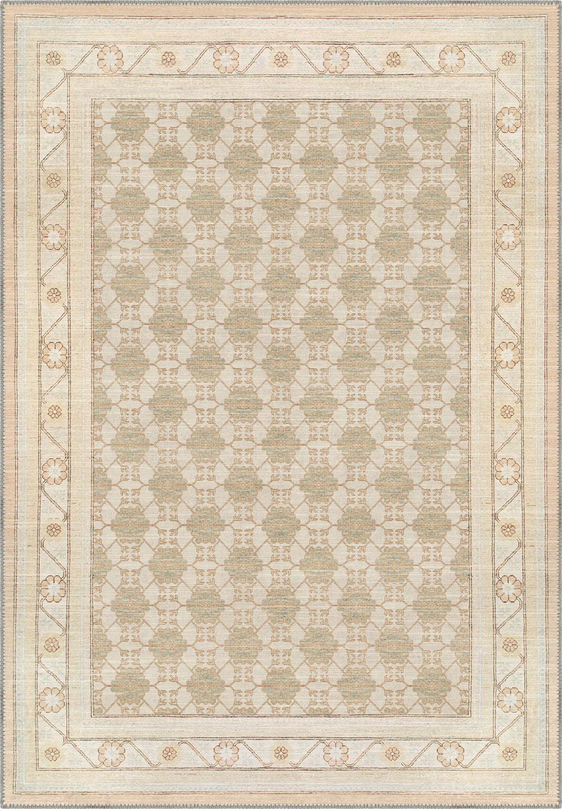 Connor Cream Vintage Rug | Rugette