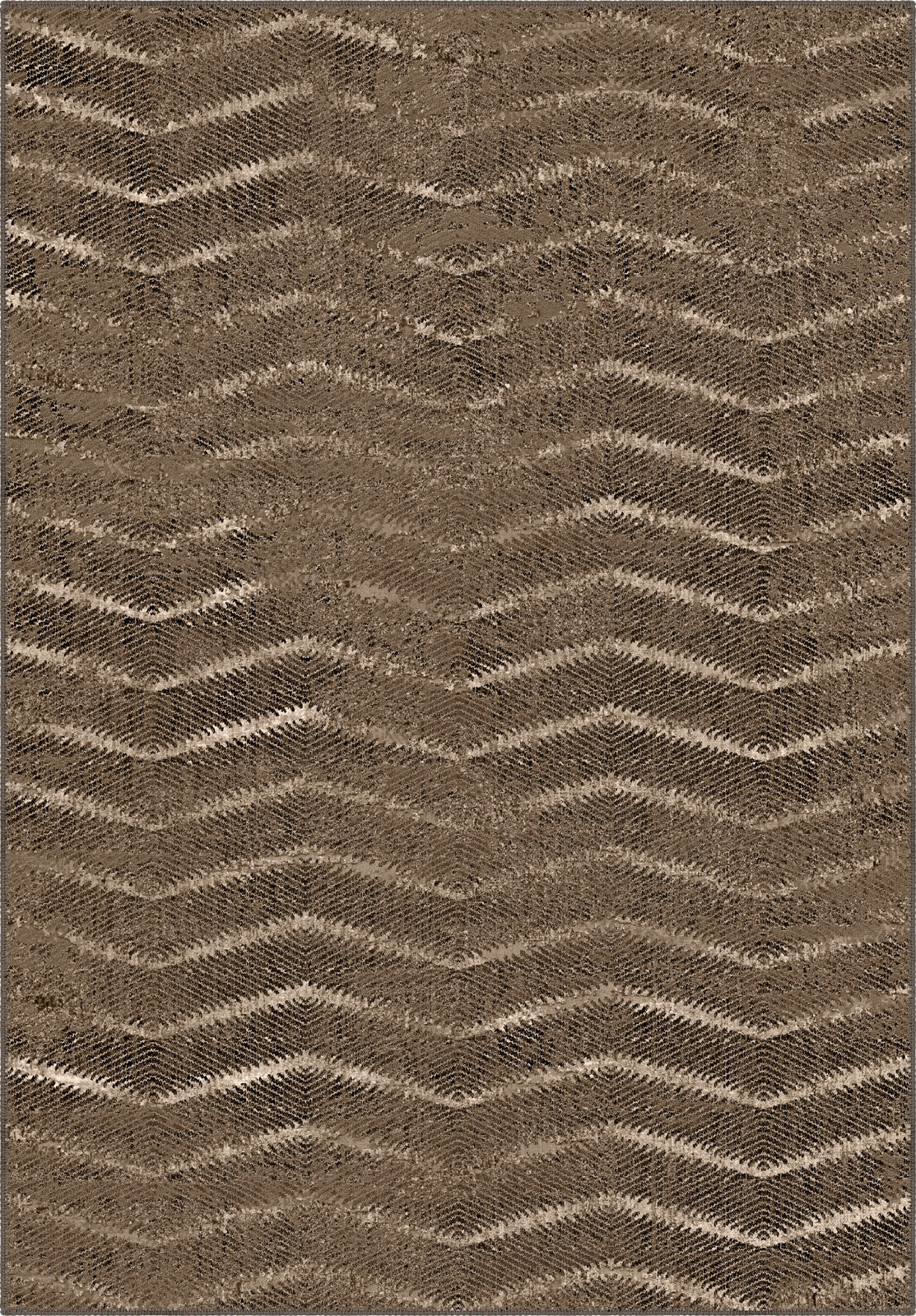 Alice Brown Modern Washable Rug | Rugette