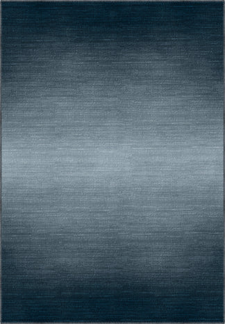 Rilo Ombre Blue Rug | Rugette Washable Rug