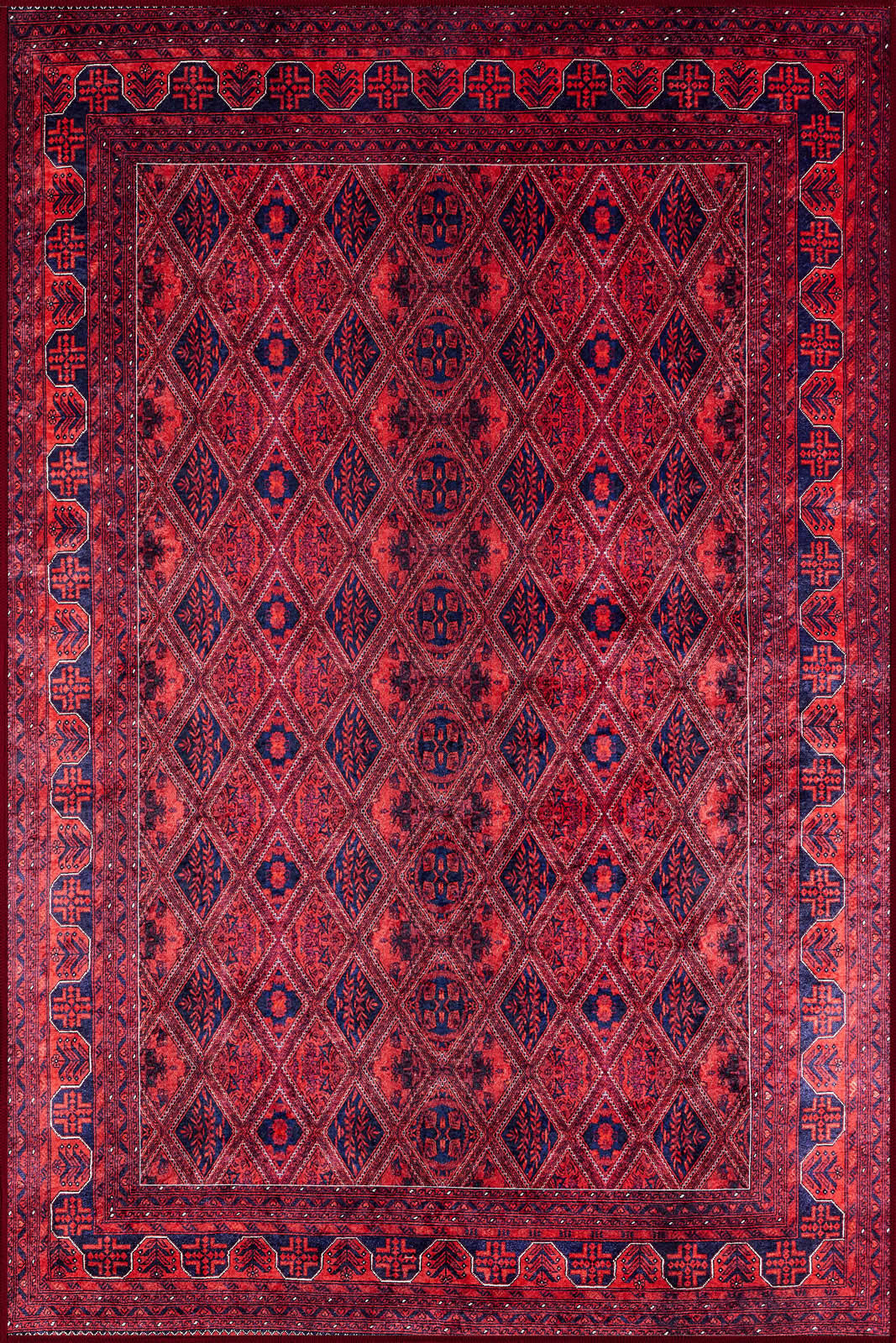 Emma Vintage Red Rug | Rugette Red Persian Rug