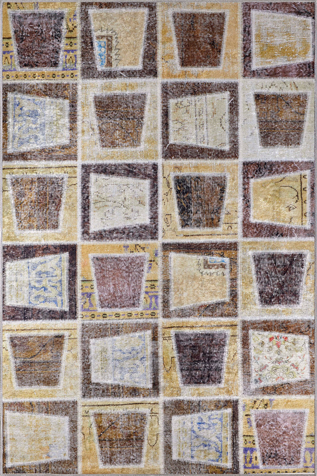 Nerida Colourful Patchwork Rug – Rugette