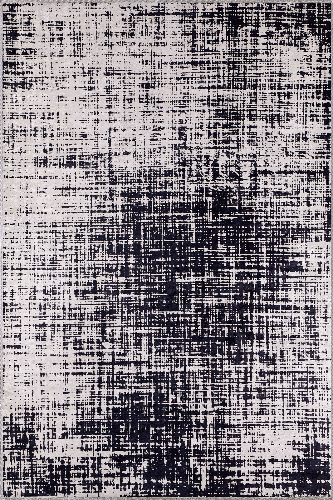 Elysandra Black and White Modern Rug – Rugette